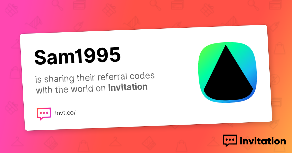 Sam's Promo Codes — Sam Rosemeyer invitation.codes