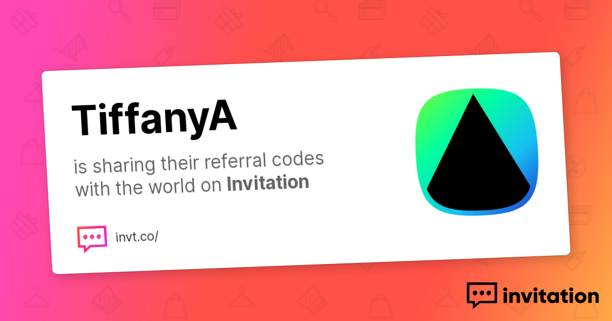 Tiffany's Promo Codes — Tiffany Adkins invitation.codes