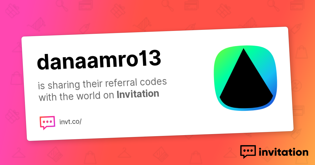 Hi there! Welcome to my profile 👋 — Dana Amro invitation.codes