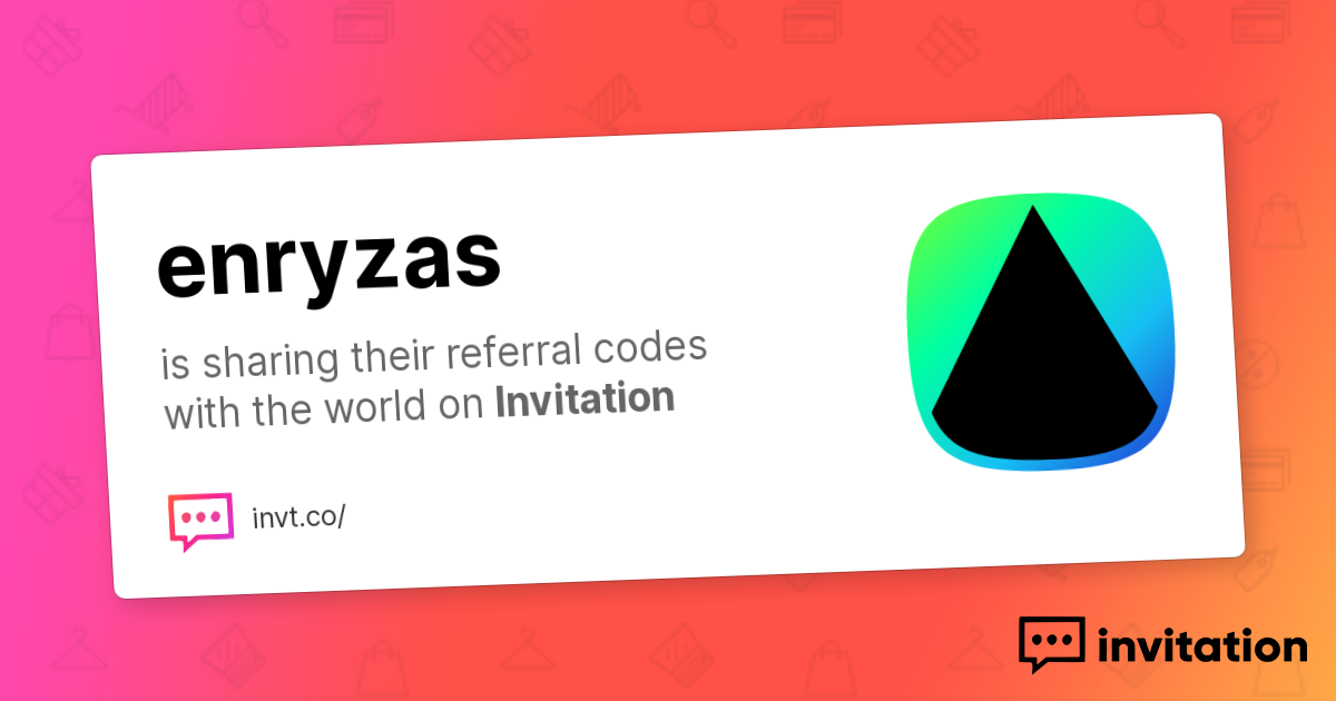 Let's earn together — Enris invitation.codes