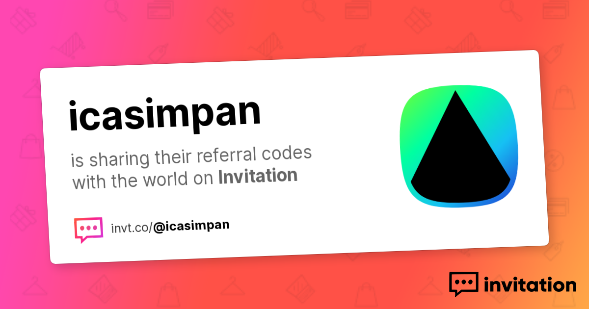 Ismael Angelo's Promo Codes — Ismael Angelo Casimpan invitation.codes
