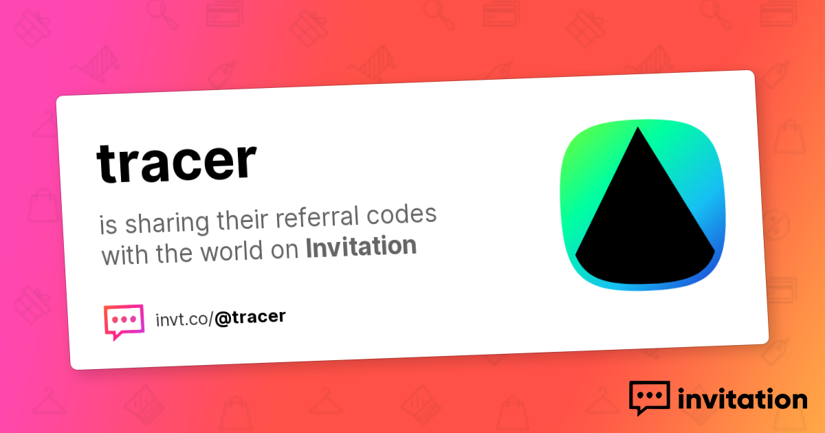 Tracy's Promo Codes — Tracy invitation.codes